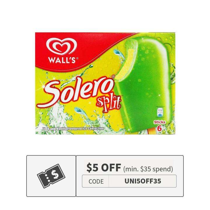 Solero Split Lime Multipack Ice Cream (6 Sticks) | Lazada Singapore