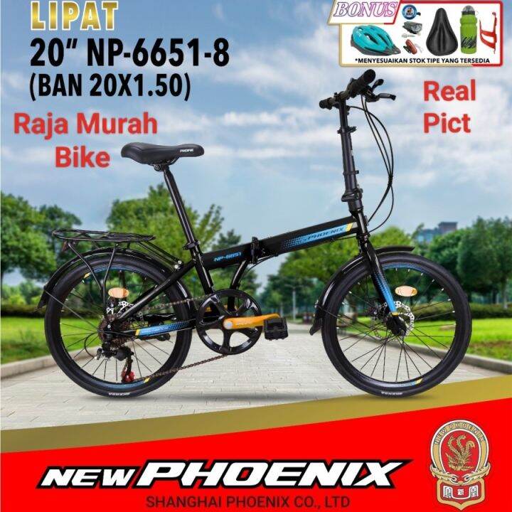 Sepeda Lipat Phoenix NP 6651-8 20 Inch Sepeda Lipat 20 Inch Phoenix ...