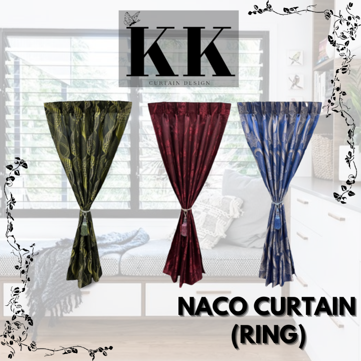 READY STOCK! LANGSIR BERCORAK! READYMADE CURTAIN! Langsir Rumah ...