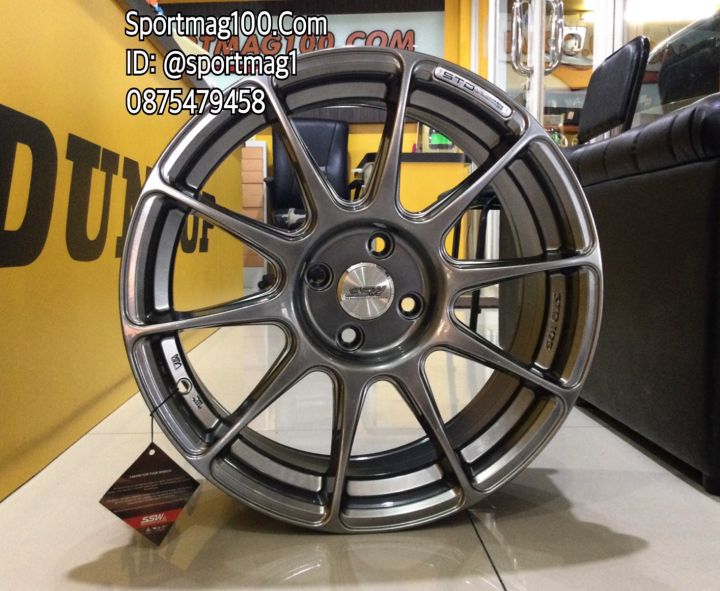 แม็กซ์ใหม่ SSW S234 ไฮเปอร์แบล็ค สเปค 7.5-17นิ้ว 4รู100 Offset38 | Lazada.co.th