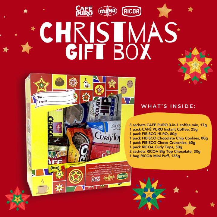 COMFOODS Christmas Gift Box - CAFE PURO / FIBISCO / RICOA Bundle ...