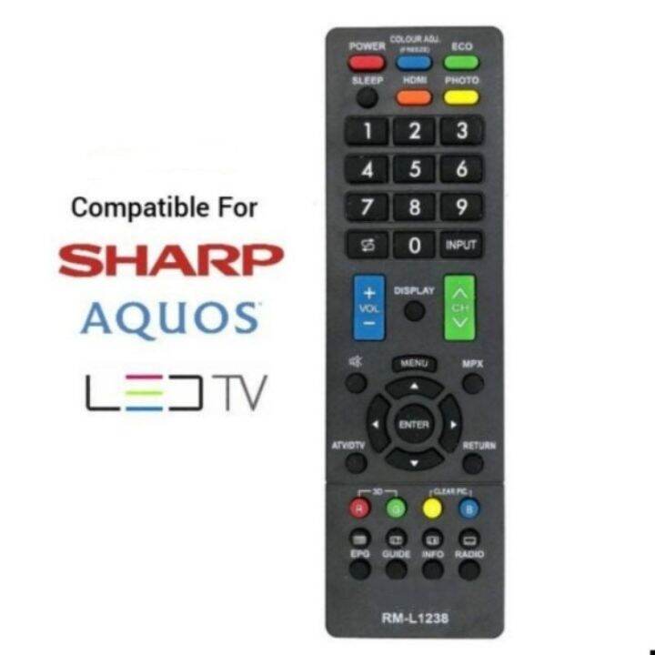 SHARP LEDLCD RM-L1238 eplacement Remote Control | Lazada.co.th