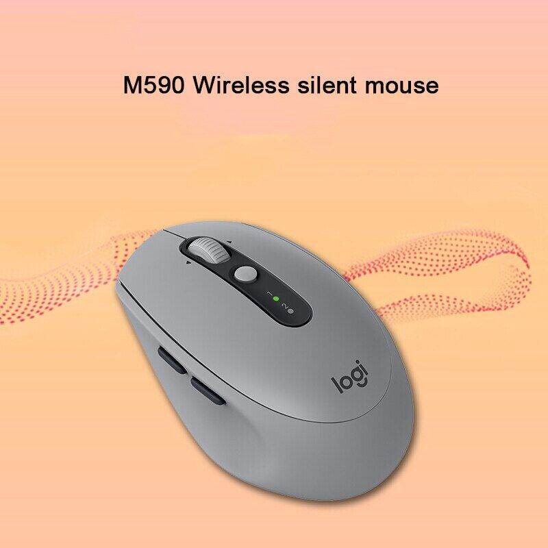 Logitech M590/M186 Wireless Mute Mouse 2.4GHz Unifying Dual Mode 1000 ...