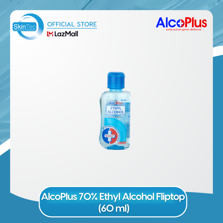 Alcoplus Blue 70% Ethyl Alcohol Fliptop (60 ml) | Lazada PH