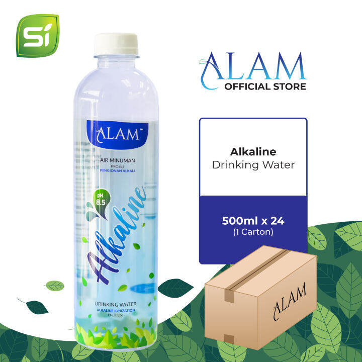 ALAM Alkaline Drinking Water 500ml x 24 | Lazada