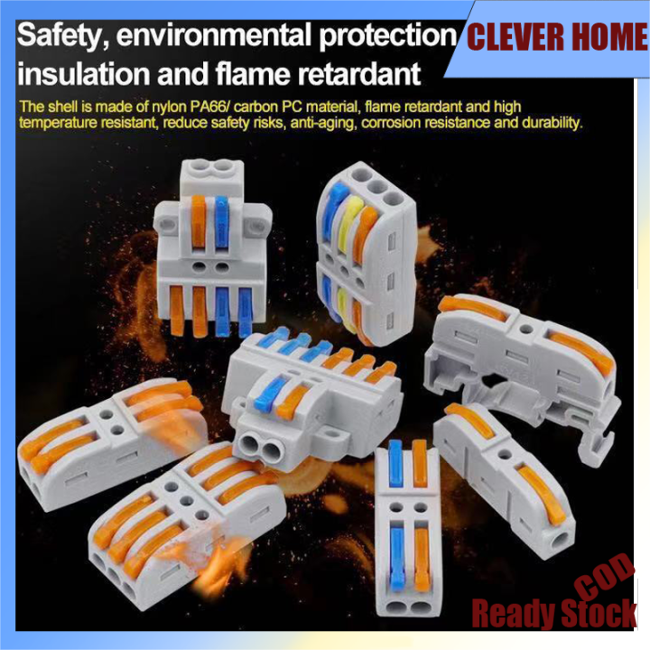 Cleverhome Spl Wire Connector Wire Terminal Power Connector Fast Wiring ...