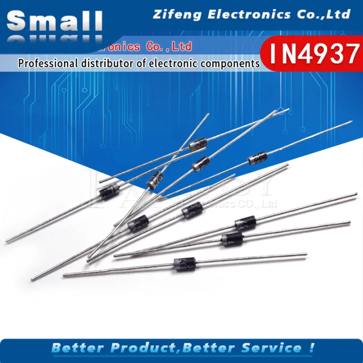 100PCS IN4937 1N4937 DO-41 Fast Switching Rectifier Diode 1A 600V ...