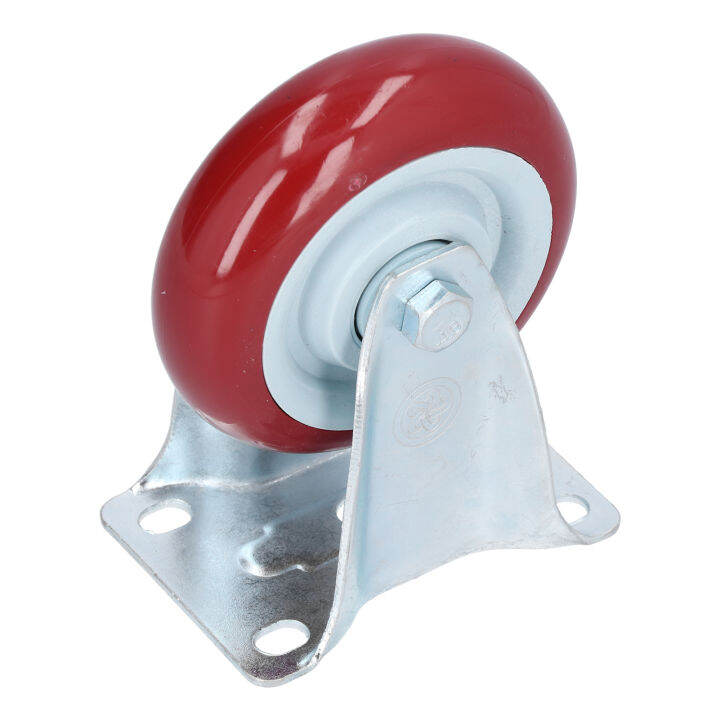 Fixed Castor Caster Wheel Red For Movable Furnitures For Boxes For ...
