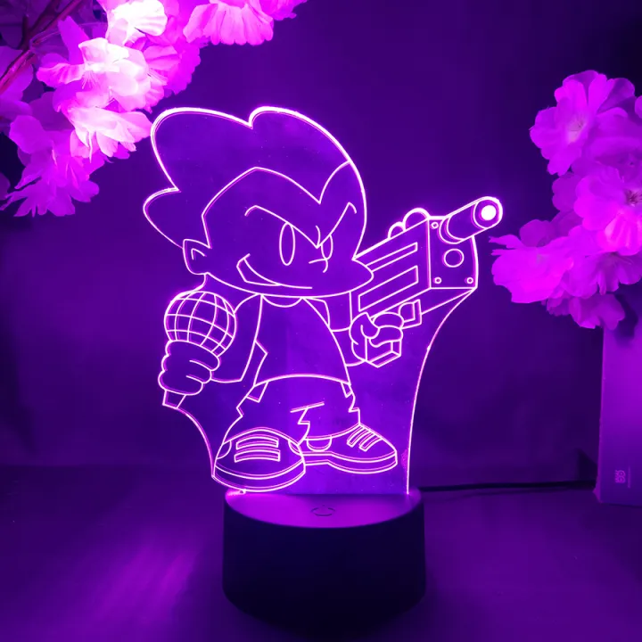 เย็น Pico รูปเกมไฟ LED เซ็นเซอร์สัมผัสควบคุมกลางคืนเด็กห้องนอนตกแต่ง ...