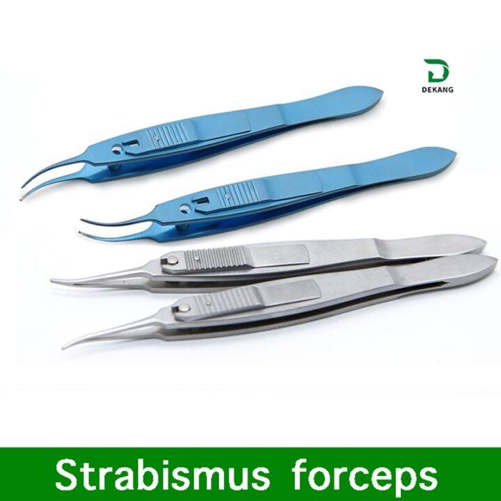 【JH】 Locking Steel Titanium Eye Forceps Left Strabismus Muscle | Lazada PH