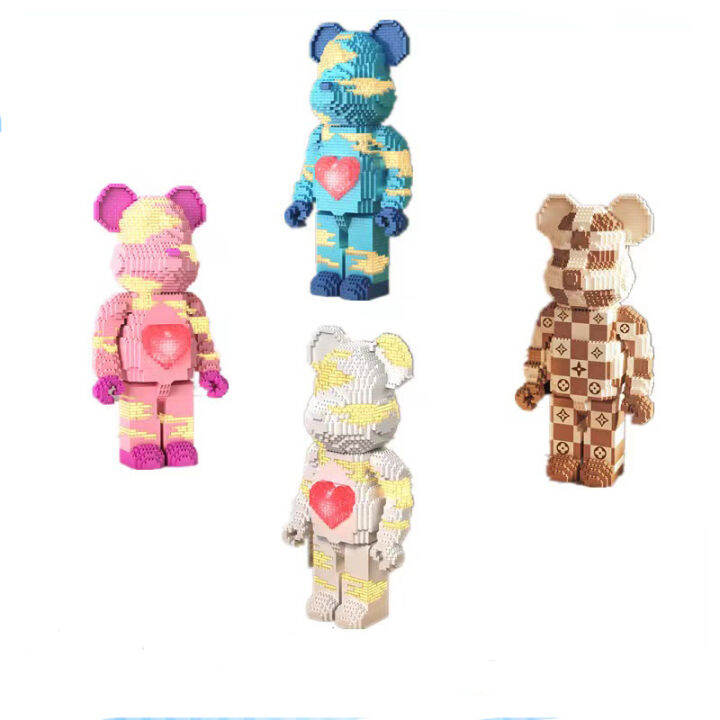 New Trending LED Violent Bear Small Particle Building Blocks Micro ...