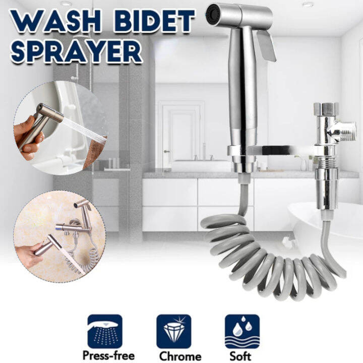Bidet Toilet Sprayer Head Portable Stainless Steel Handheld Bidet ...