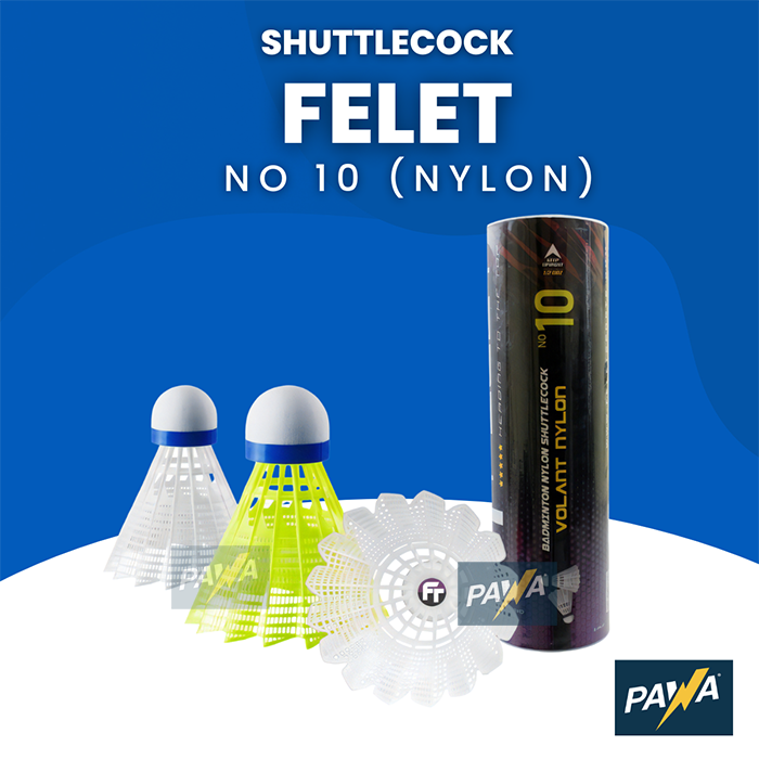 Felet No10 Badminton Nylon Shuttlecock (6 PIECES Per Tube) | Lazada