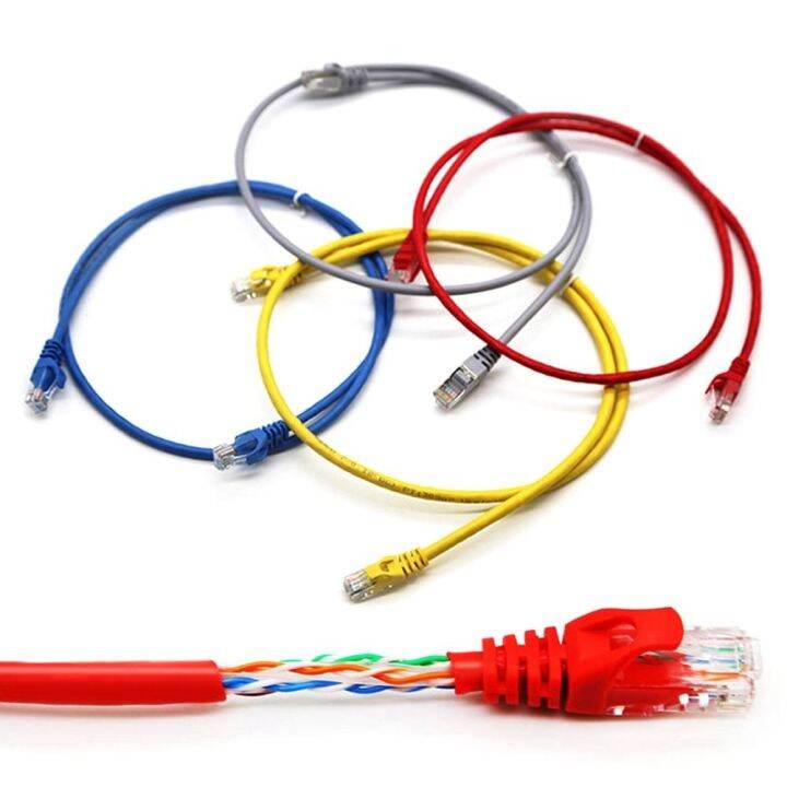 X Craft Home Round Utp Patch Wire Double Shielding Lan Lead Cable Cat5e Rj45 Network Cord