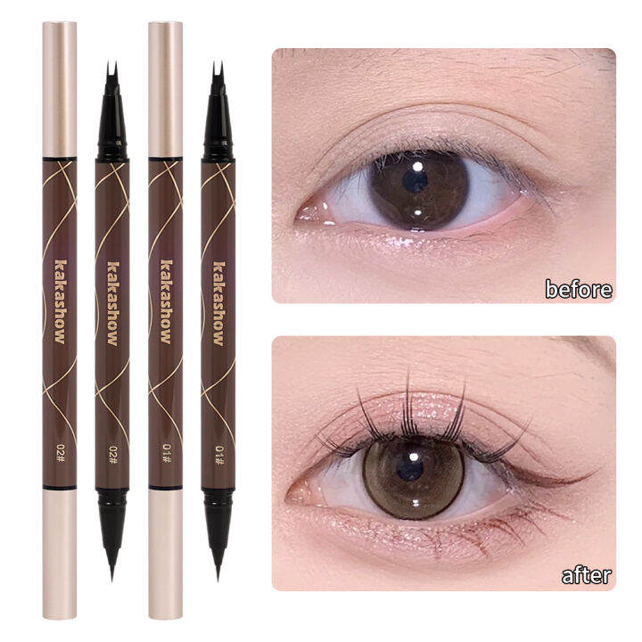 Ultra-thin Smooth Liquid Eyeliner Pencil Multifunction Lasting Quick ...