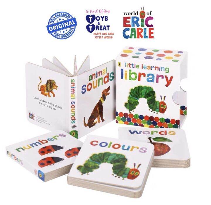 The Very Hungry Caterpillar Little Library Books 4pcs ~ORIGINAL ...