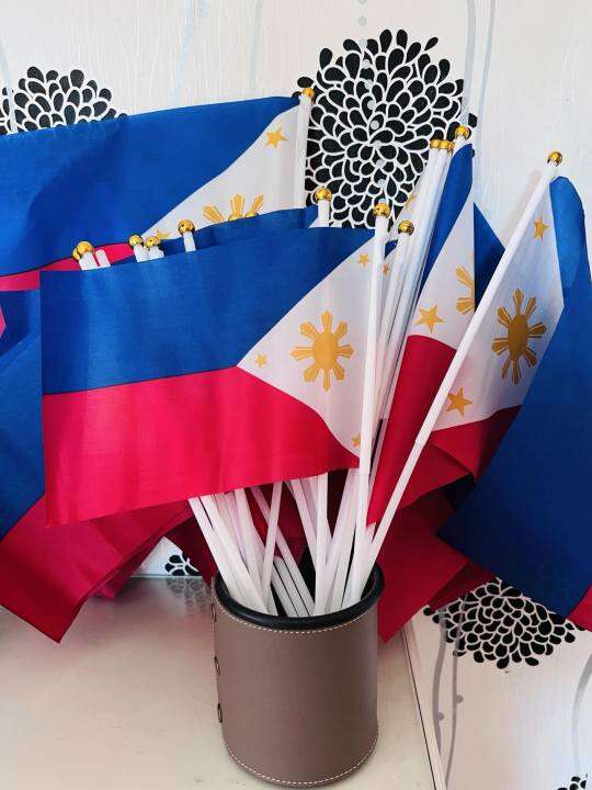 Philippine Flag MINI Nylon / HAND WAVING SMALL FLAG (Available in 2 ...