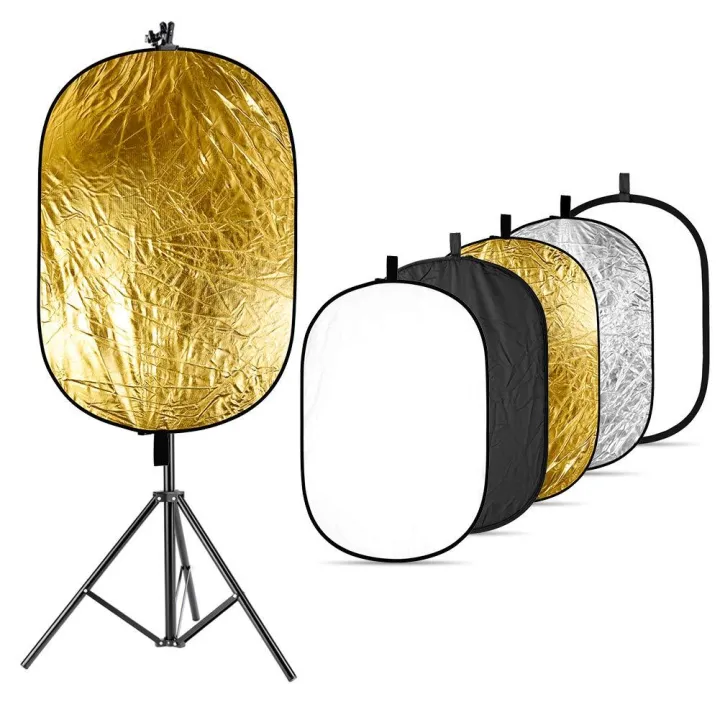 Neewer Photography Reflector with Light Stand Kit: 3-6.5 feet ...