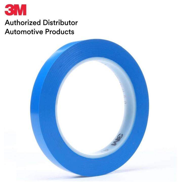 3M 6408 12.7MMX33M เทปพลาสติก สีน้ำเงิน Blue Vinyl Tape | Lazada.co.th
