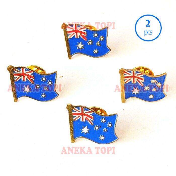 Flag Pin Australia Pin Bendera Negara Australia Pin Flag Pin Bendera ...