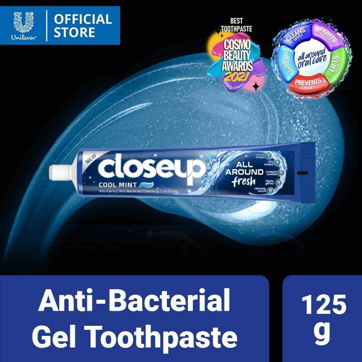 Close Up Toothpaste All Around Fresh Cool Mint 125g | Lazada PH