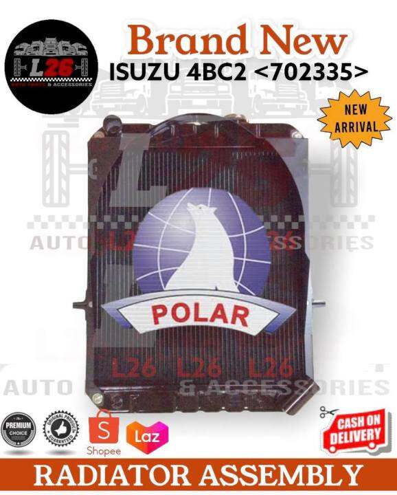 Isuzu 4BC2 M/T PP68 5ROW Radiator Assembly (POLAR) | Lazada PH