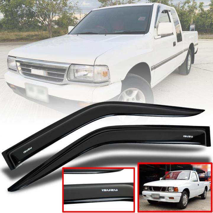 กันสาดประตู คิ้วกันสาด กันแดด กันฝน รุ่น อีซูซุ ISUZU TFR ดาร์ก้อนอาย DRAGONEYE ปี 1990 - 2001 ...