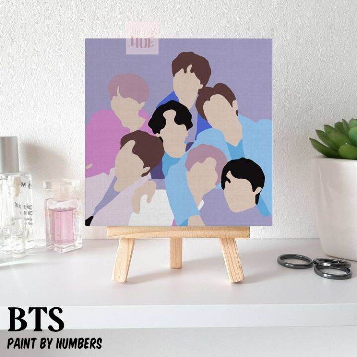 BTS Paint By Number Kit Happy Hue PH | Lazada PH