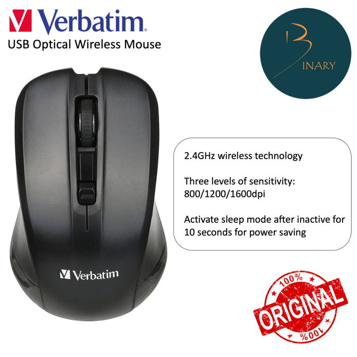 Verbatim USB Optical Wireless Mouse | Lazada