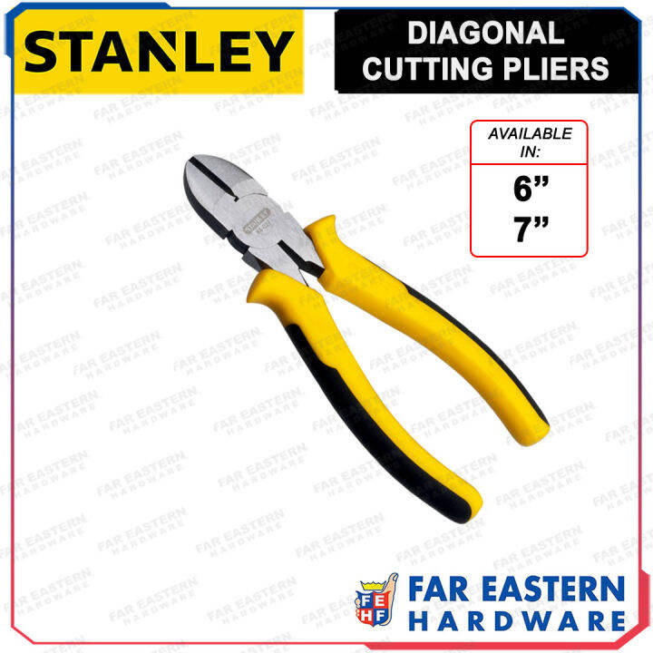 STANLEY Diagonal Cutting Pliers Dynagrip 6" / 7" STHT | Lazada PH
