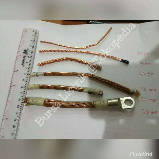 Kabel BC 70 mm Asli Tembaga kabel utk instalasi anti petir | Lazada ...
