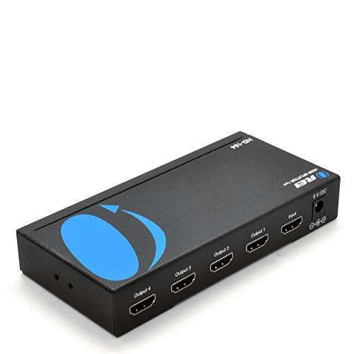 4K 1x4 HDMI Splitter by OREI - 1 Port to 4 HDMI Display Duplicate ...
