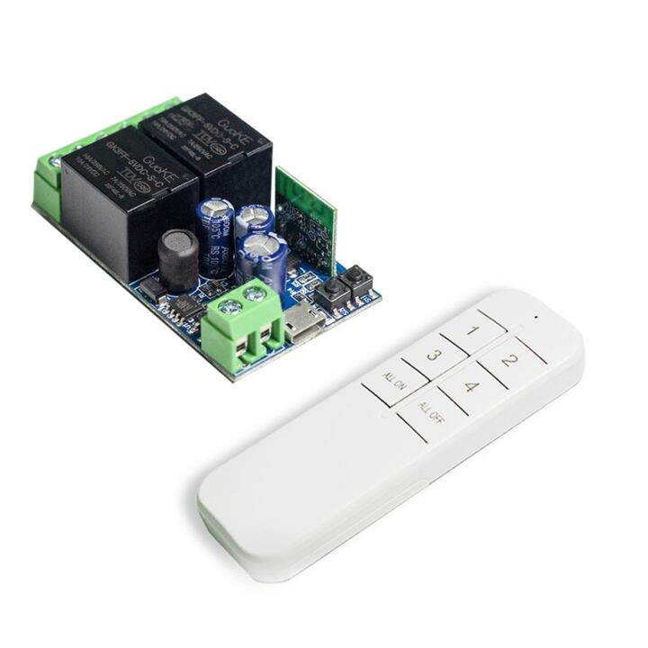 USB 5V/DC7-48V Smart Wifi Switch Universal Relay Module 2CH Wireless ...