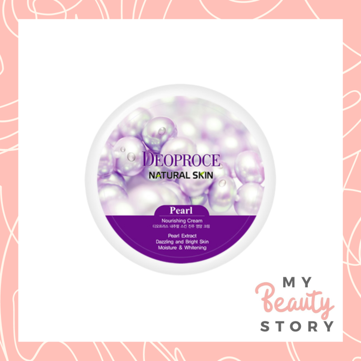 Deoproce Natural Skin Nourishing Cream 100g - Pearl | Lazada PH
