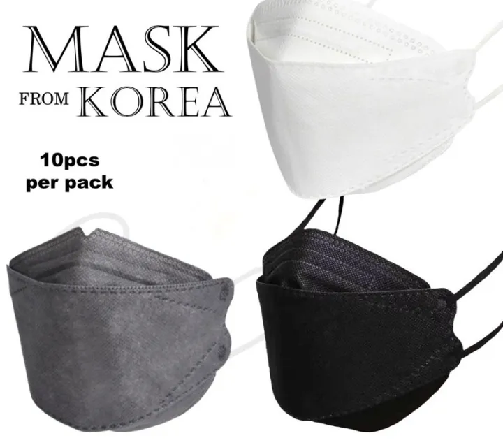 KF94 Korean10Pcs Face Mask Non-woven Protection Filter KN94 Anti Viral ...