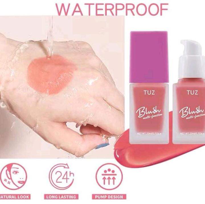 Sparkle Tuz Waterproof Liquid Matte Blush On For Cheeks Lips and Eyes ...