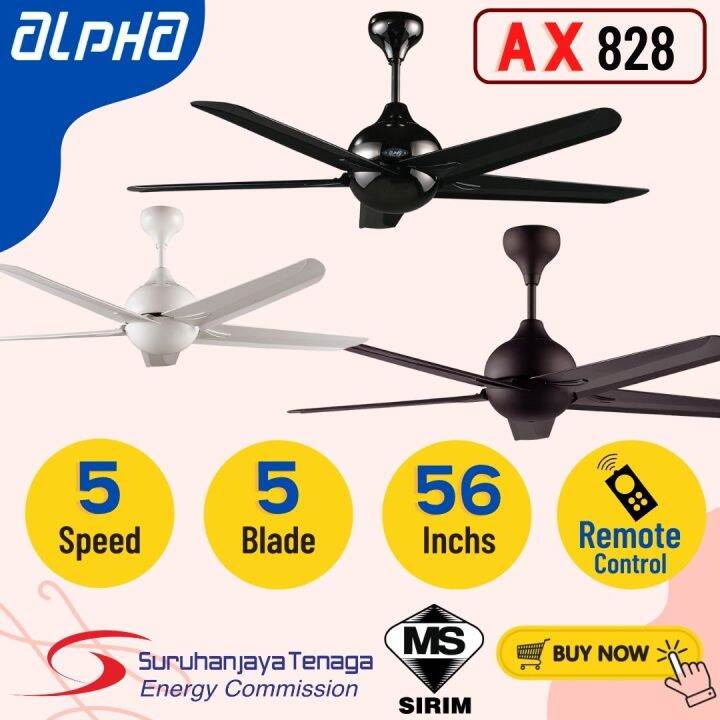 【Ready Stock】 ALPHA FAN AX828 5B/56"|AX 828 5B/56"| ALPHA FAN AX828 5 ...