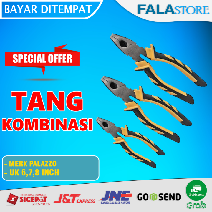 TANG POTONG KOMBINASI MULTIFUNGSI 6 7 8 INCH PEMOTONG KAWAT BESI ...