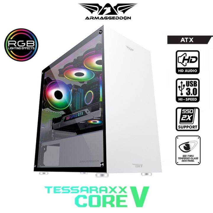 CASING CASE GAMING ARMAGEDDON TESSARAXX CORE V | Lazada Indonesia