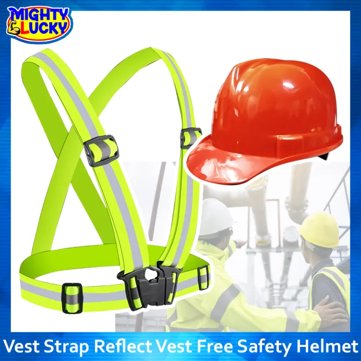 Adjustable Elastic Safety Vest Strap Reflect vest Reflective Vest ...