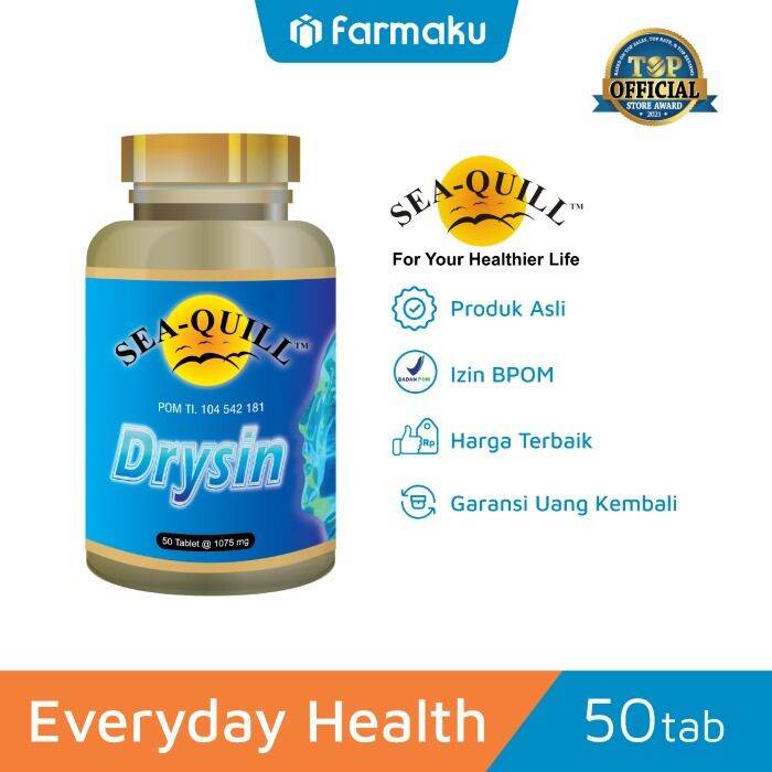 Sea Quill Drysin Suplemen Mengatasi Sinusitis 50 Tablet | Lazada Indonesia