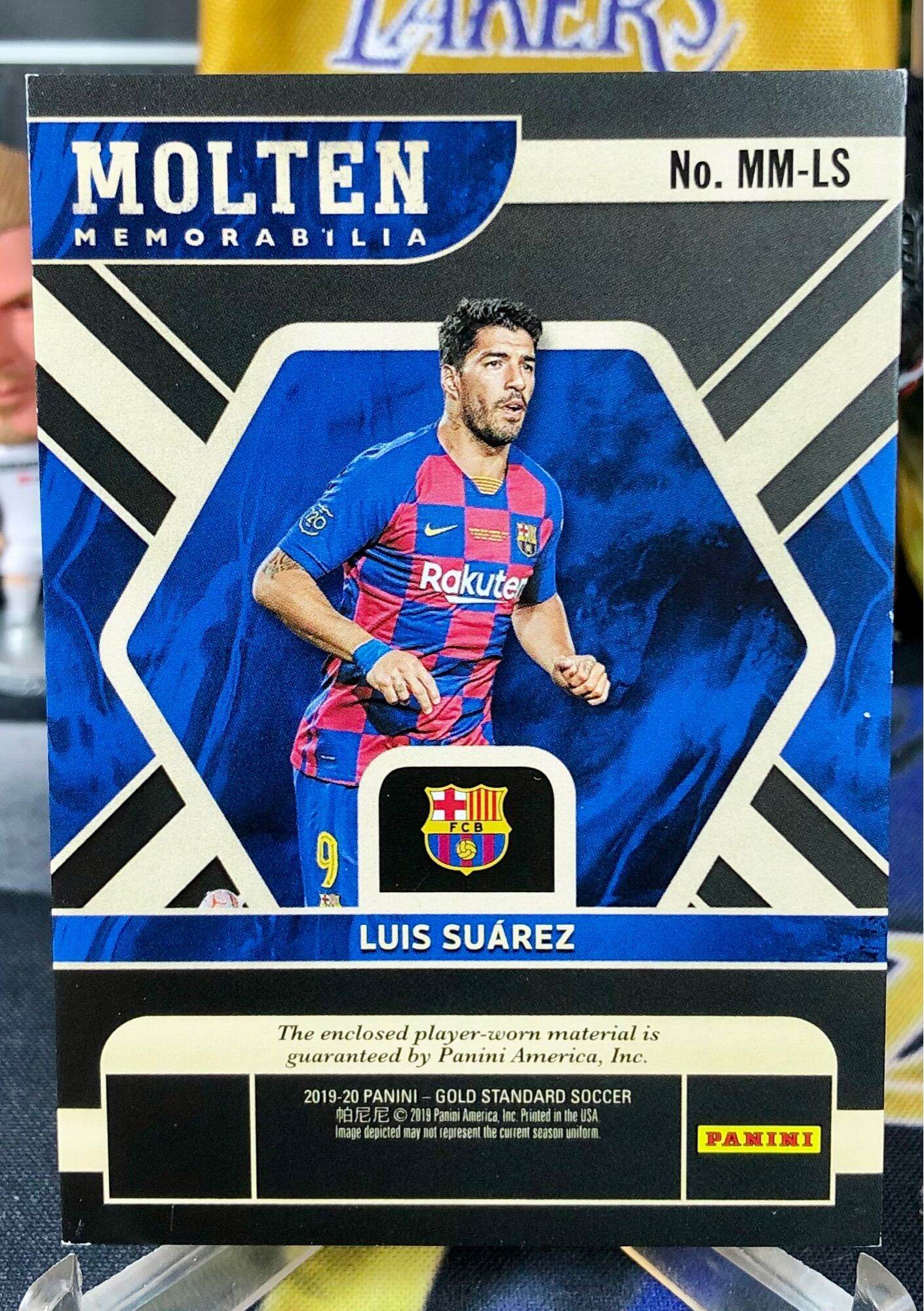LUIS SUAREZ #45/49 JERSEY CARD ⚽️ การ์ดฟุตบอล MOLTEN MEMORABILIA ...