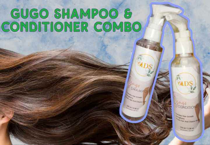 Organic Gugo Shampoo + Conditioner SET (For Hair Growth & Hair Fall ...