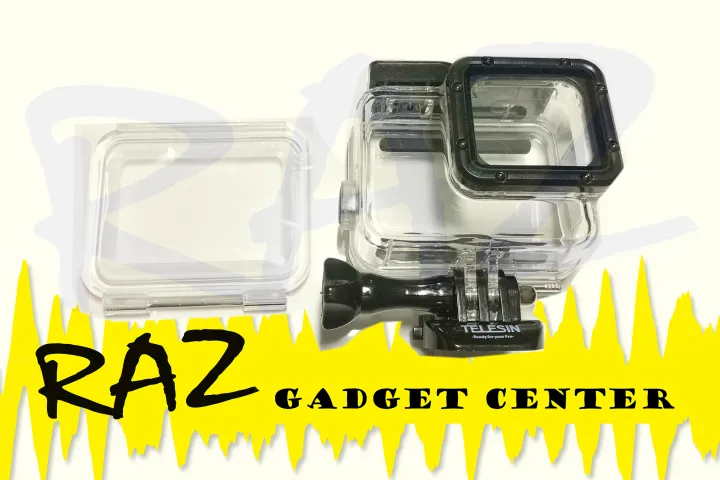 Telesin GoPro Hero 5 6 7 Waterproof Case with Touch Backdoor Black ...