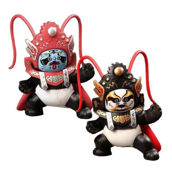 Panda Face Changing Doll Panda Doll Figures with 4-Style Face Changing ...