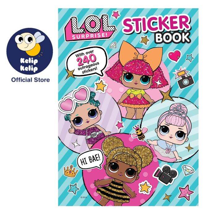 LOL Surprise! Sticker Activity Book For Kids With Activities Games ...