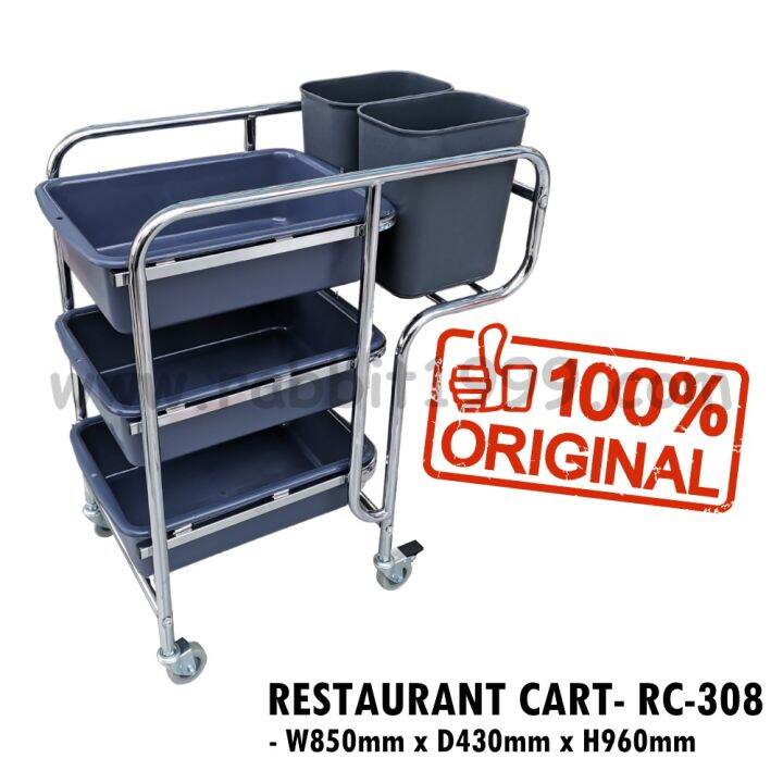 RESTAURANT CART- RC-308- restaurant trolley / food court cart / food ...