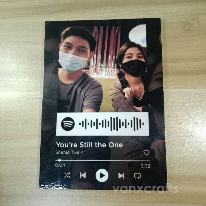 Personalized Spotify Photo Tile with Scannable Code | Lazada PH