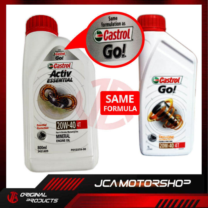 ORIGINAL CASTROL ACTIV ESSENTIAL (SAME FORMULA WITH CASTROL GO! TRIZONE ...