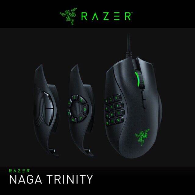 Razer Naga Trinity Gaming Mouse | Lazada.co.th